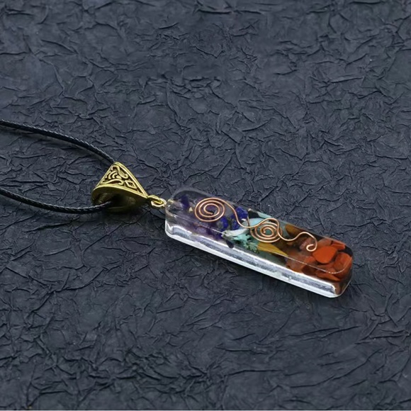 Jewelry | Chakra Crystalized Pendant Necklace | Poshmark